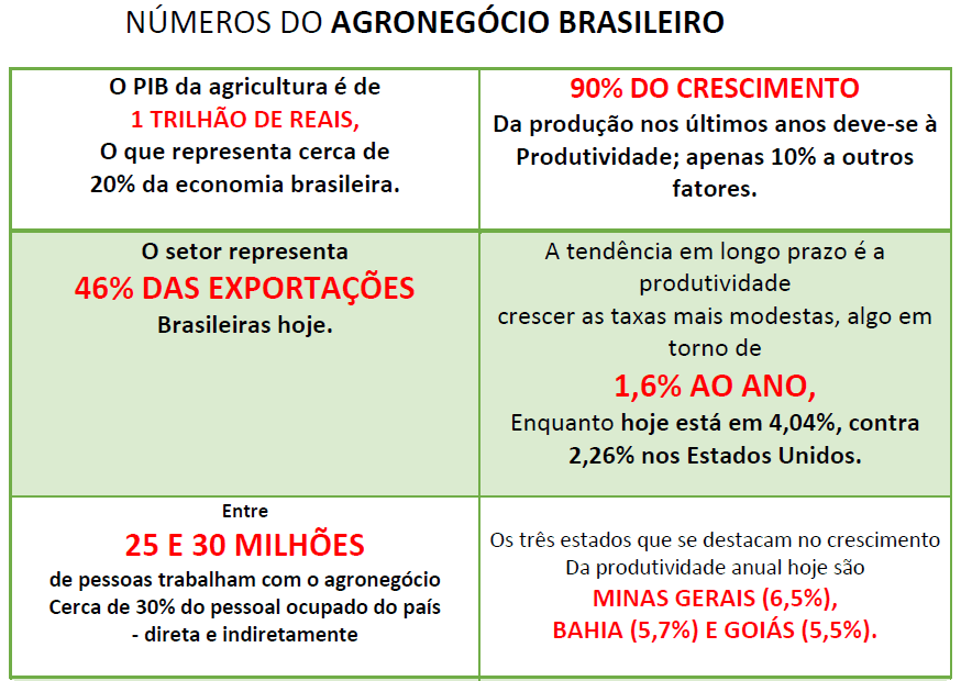 O Agronegócio Brasileiro A Sustentabilidade Do Setor