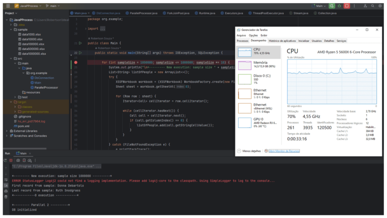Uma análise de performance das linguagens de programação