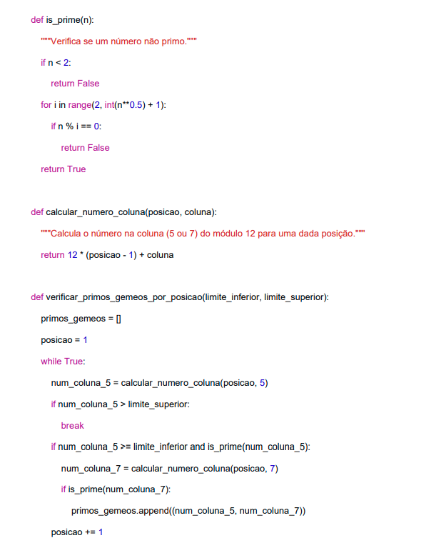 Desvendando padrões em números primos por posição